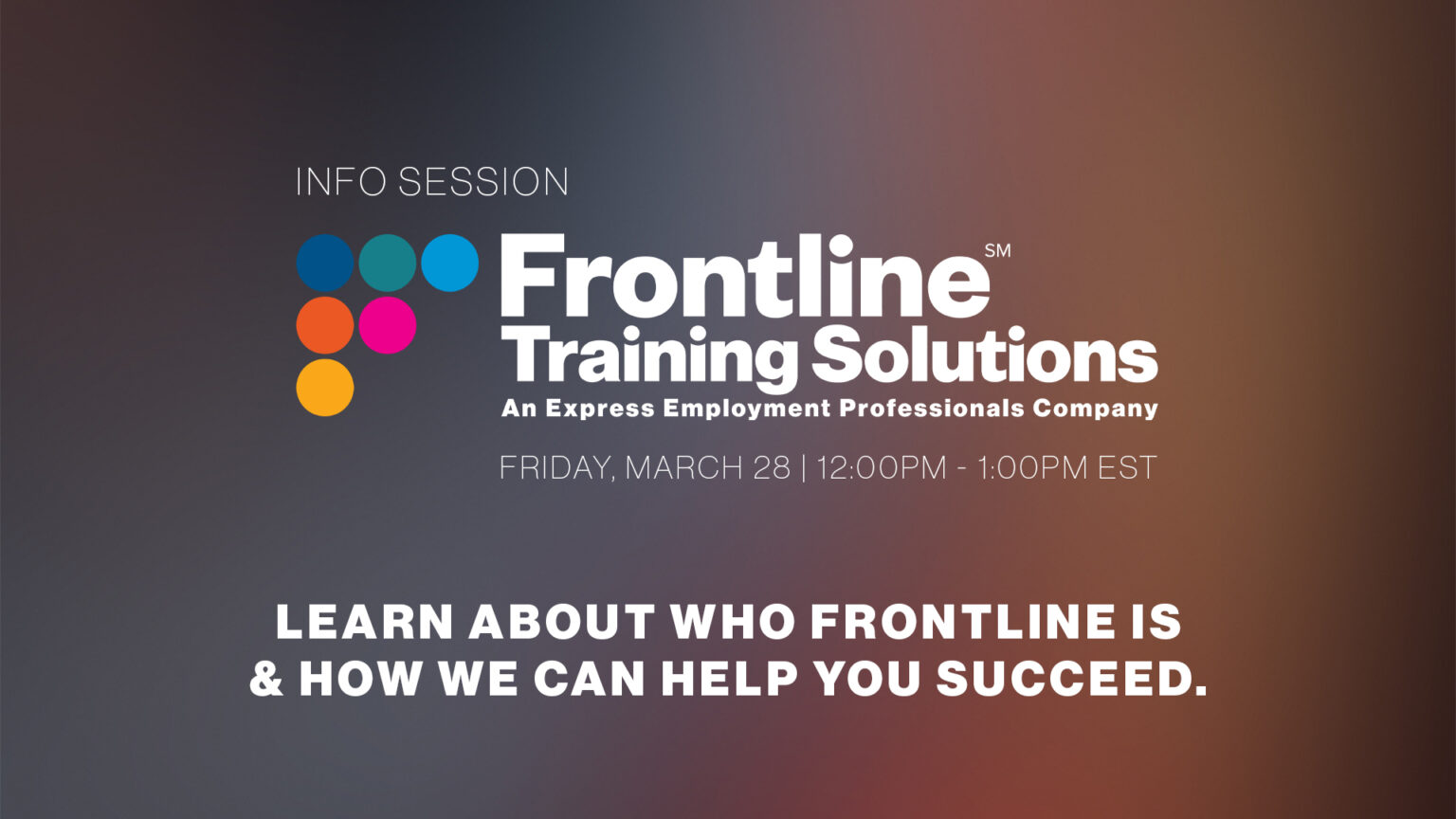 Discover Frontline: Info Session to Empower Your Business for Success in 2025 | Frontline ...